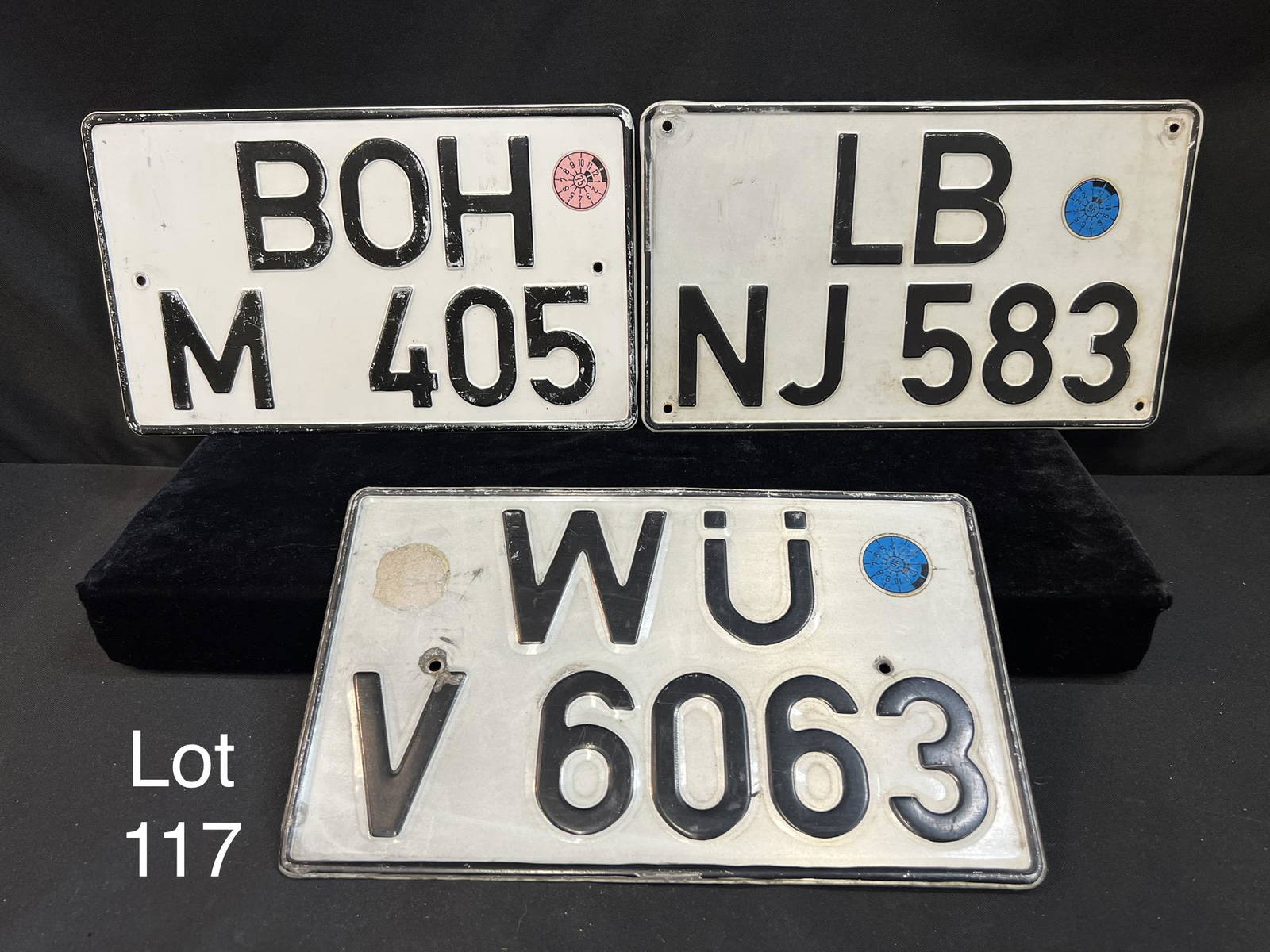 Vintage German Vehicle License Plates Auction