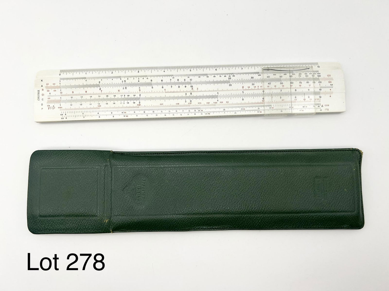 Vintage Faber Castell Slide Rule With Addiator