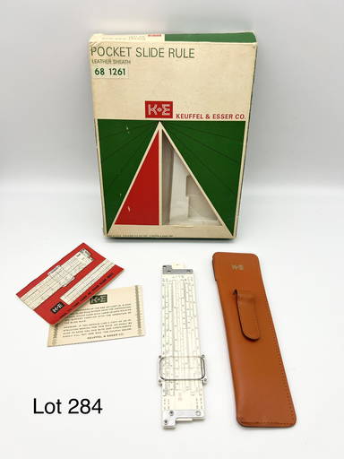 Vintage Keuffel And Esser Co. Pocket Slide Rule
