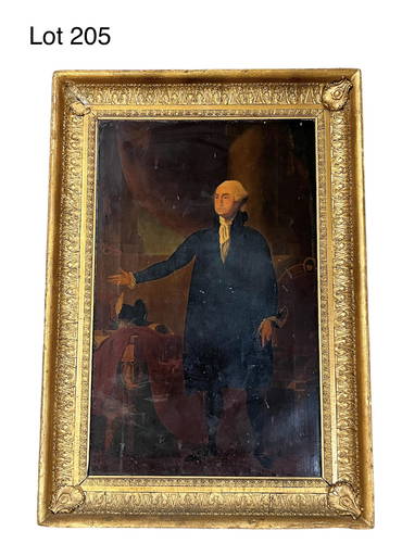 Antique Reproduction Of George Washington Of The Lansdowne Portrait ...