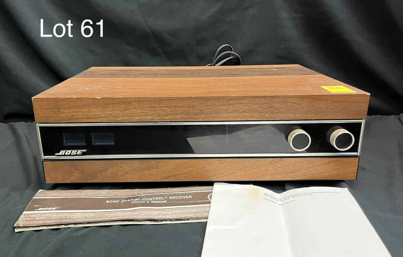 Vintage Bose Spatial Stereo Control Receiver Auction