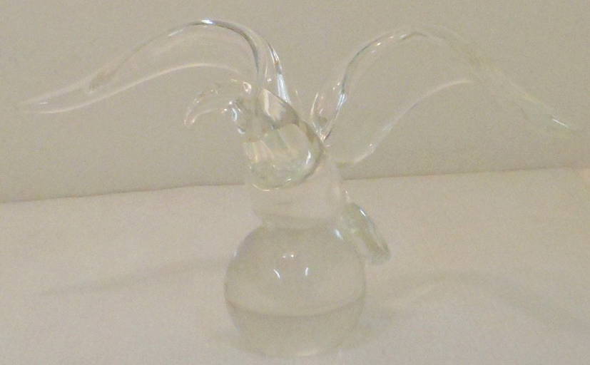 James Houston Steuben Glass Eagle
