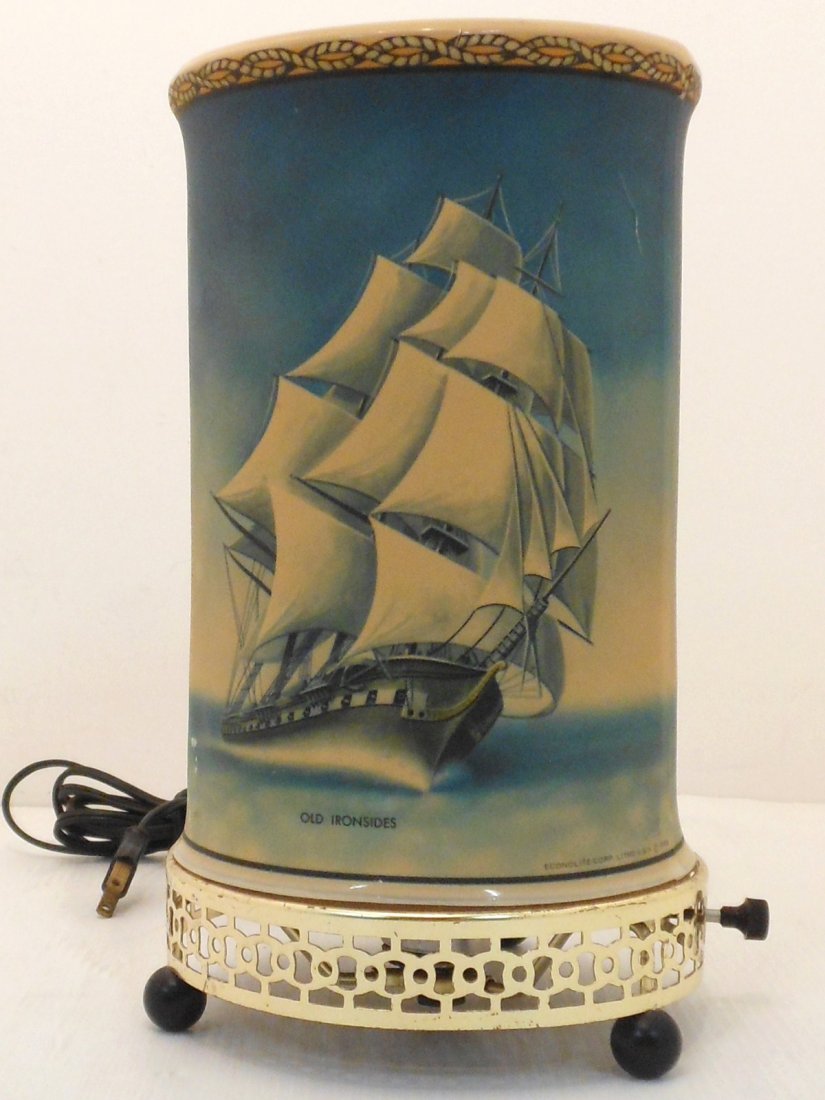 Vintage Sailing Vessels Motion Lamp