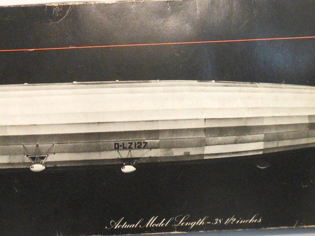 Testors German Graf Zeppelin Airship Model Kit : Lot 27