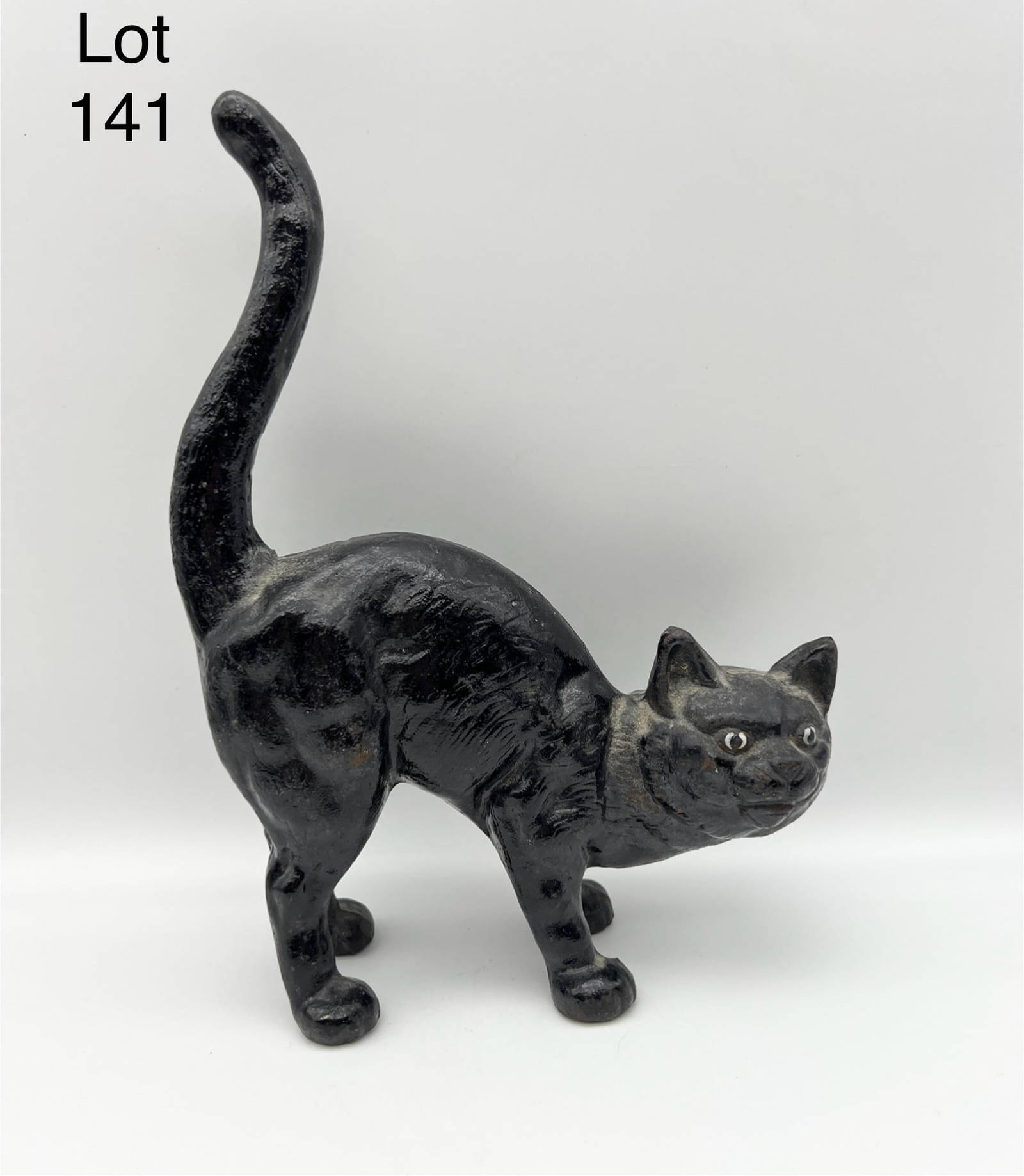 Antique Hubley Cast Iron Cat Doorstop Auction