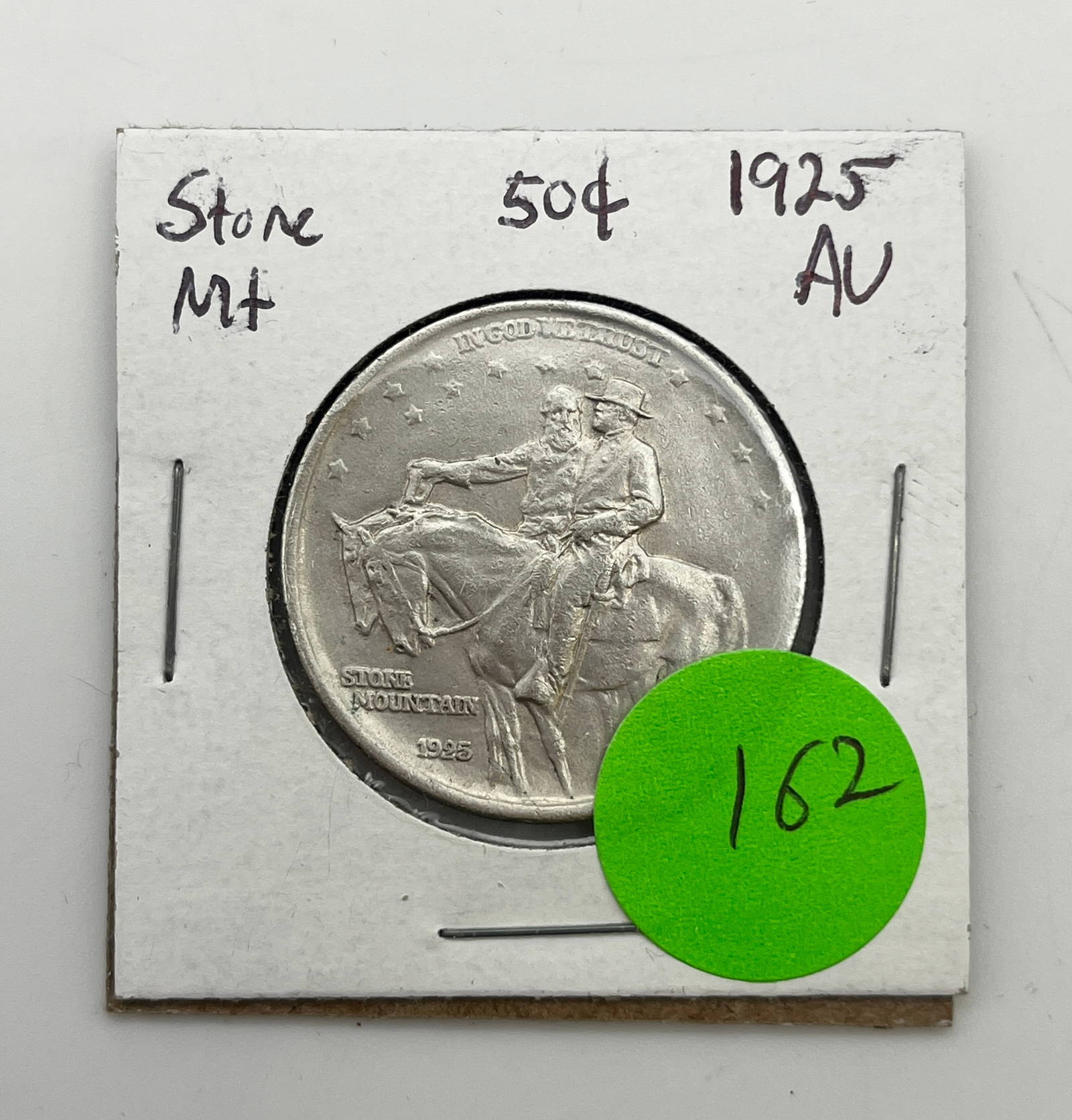 1925 50 Cent Stone Mountain Au Auction