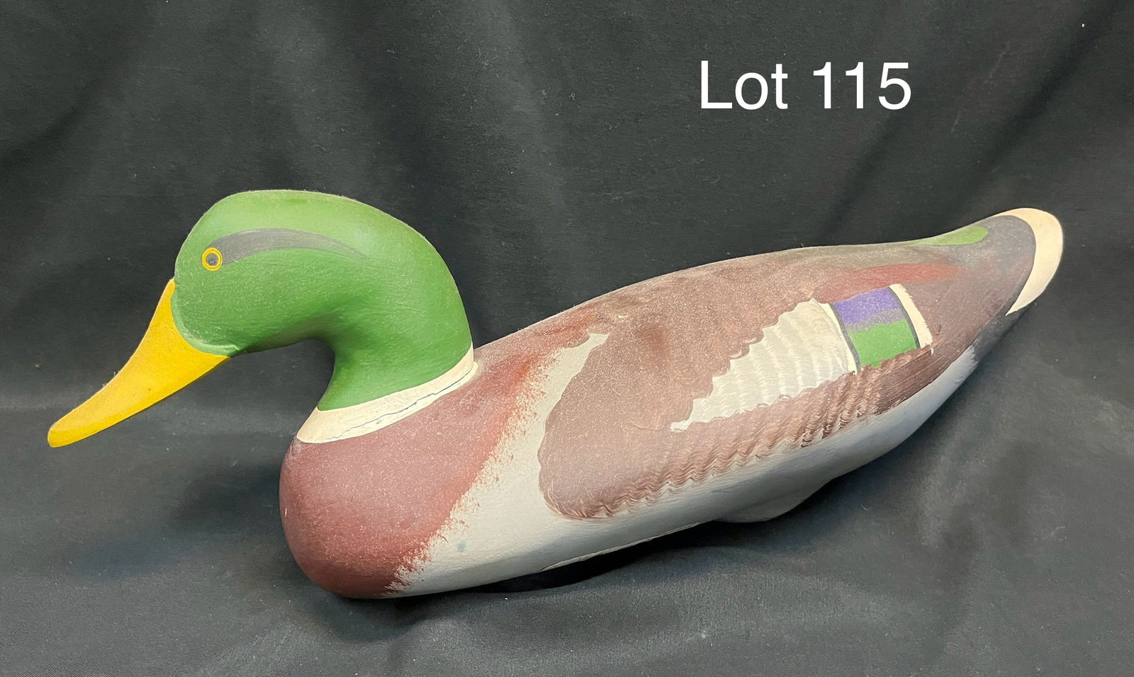 Vintage Mallard Drake Duck Decoy By Harry Jobes (1936-2019) Auction