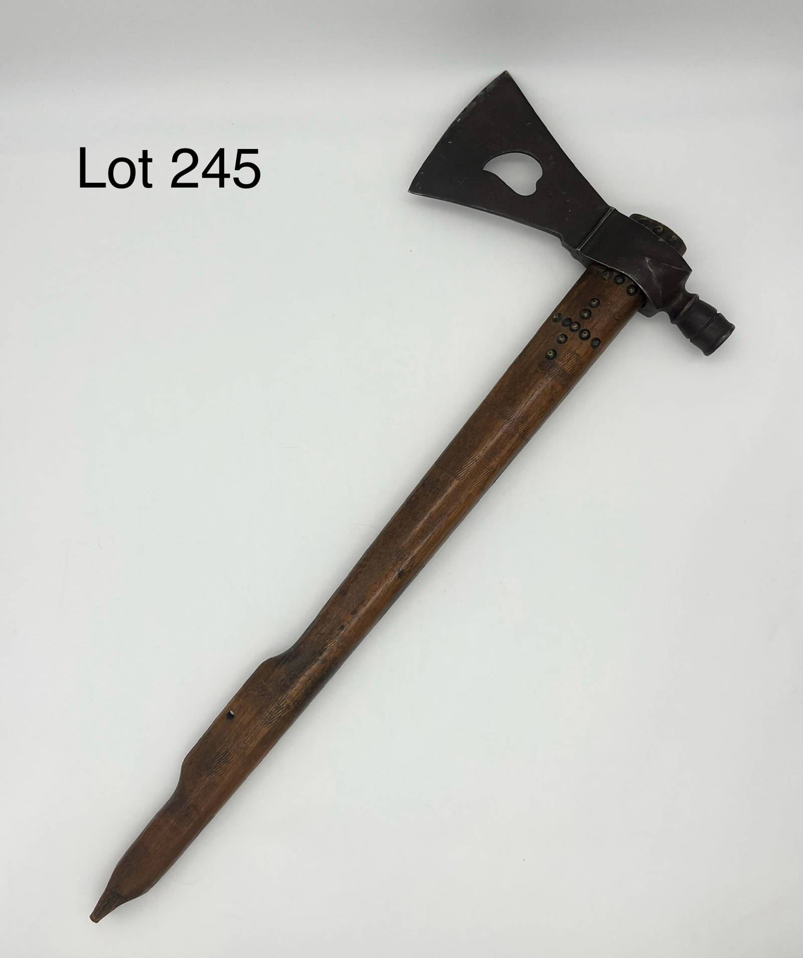 A Robust And Well-made Pipe Tomahawk Replica With An 8 3/4" Iron Head ...