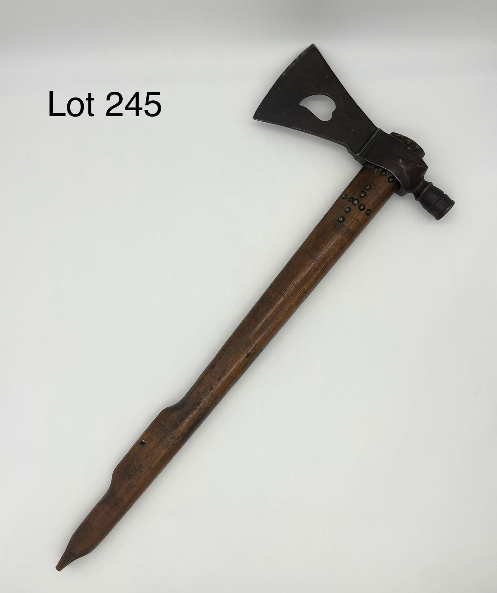 A Robust And Well-made Pipe Tomahawk Replica With An 8 3/4" Iron Head ...