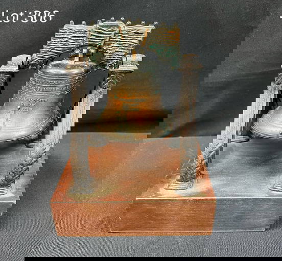 Vintage Liberty Bell Cast Metal Replica