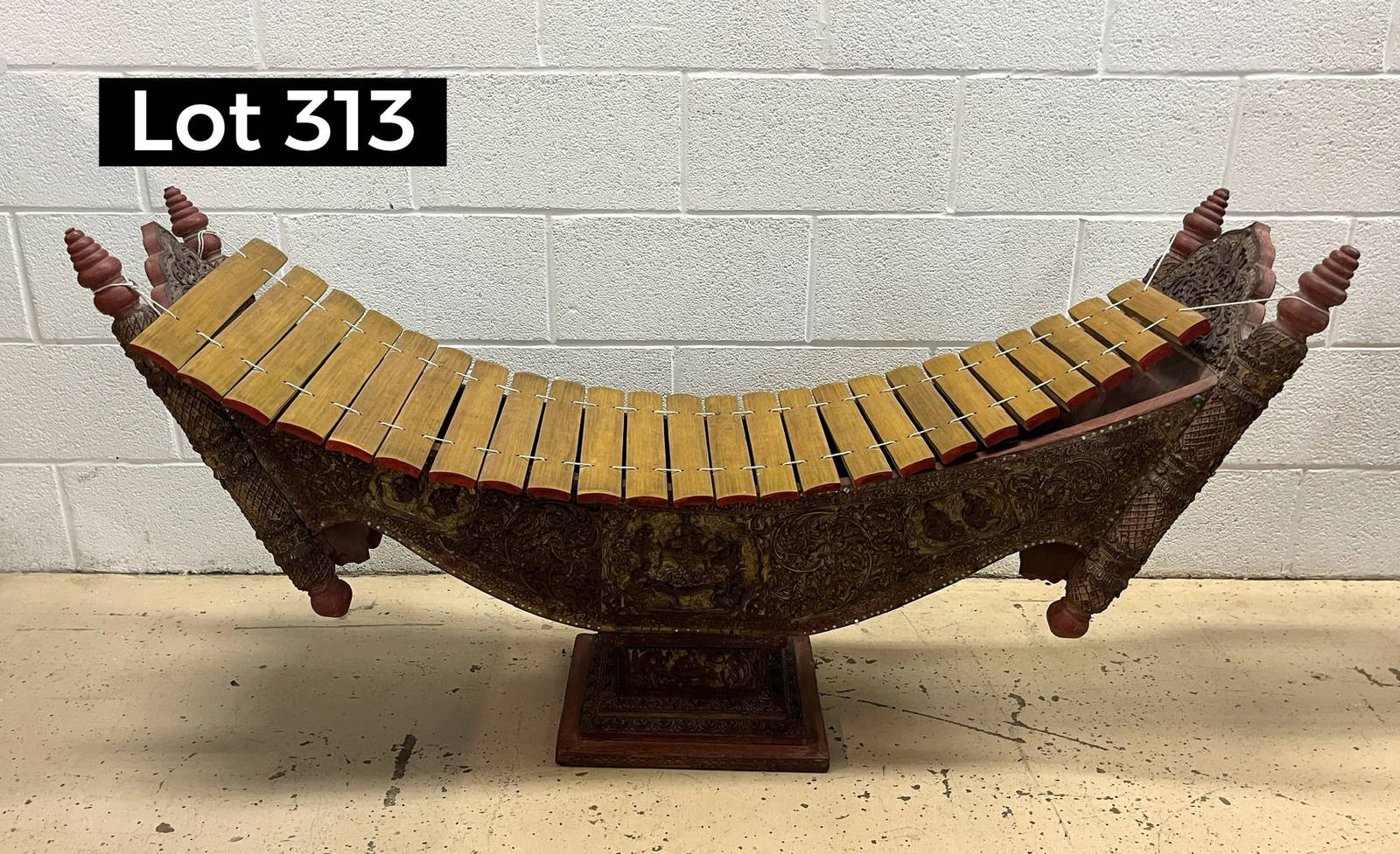 Burmese Pattala With Bamboo Slats Auction