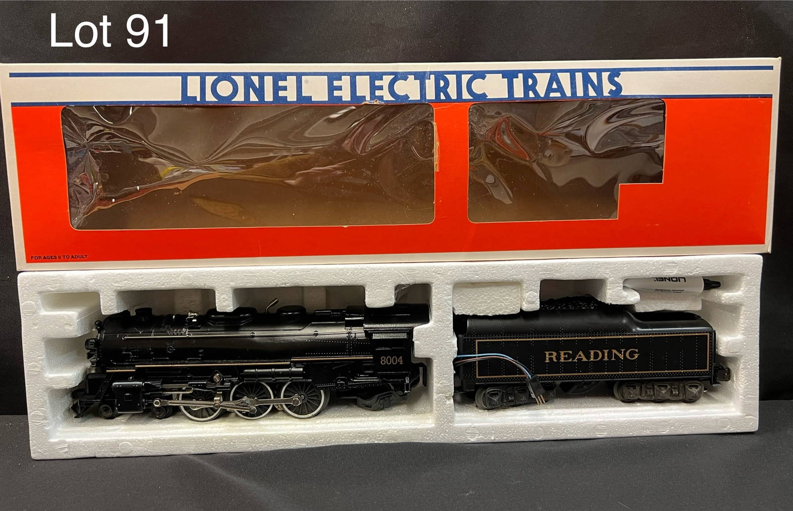 Lionel Trains O-gauge Reading 4-6-2 Steam Locomotive And Tender (6 ...