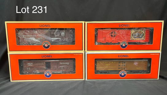Lot Of Vintage Lionel O-gauge Model Train Cars Auction