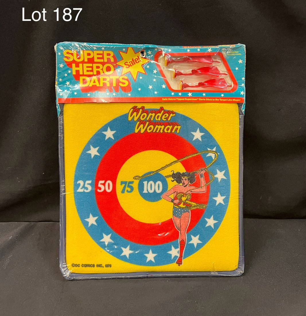 Sealed Nos 1979 Wonder Woman Dartboard Game Auction