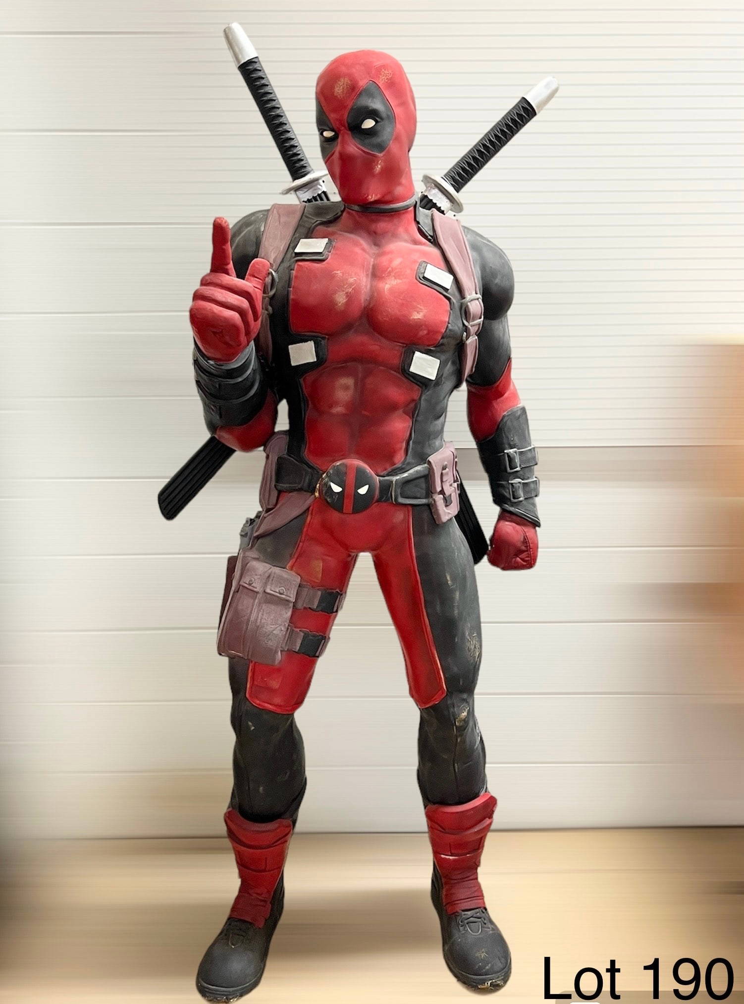 Marvel Deadpool Life-size Statue Auction