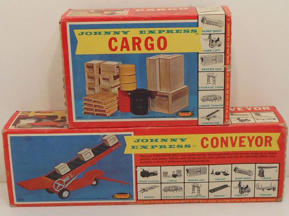 Vintage Johnny Express Conveyor And Cargo