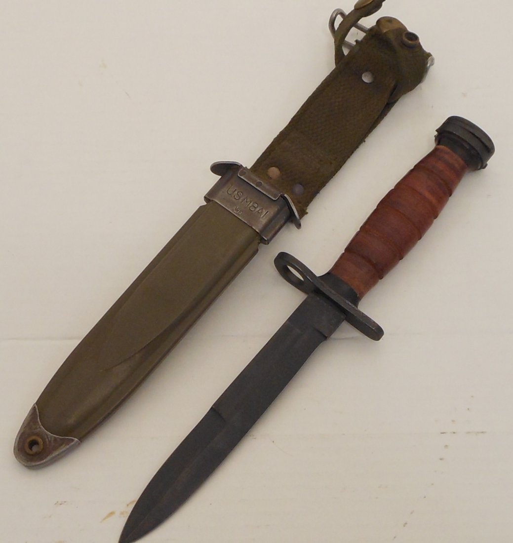 M1 Carbine M8 Bayonet & Scabbard 1943 M48A1