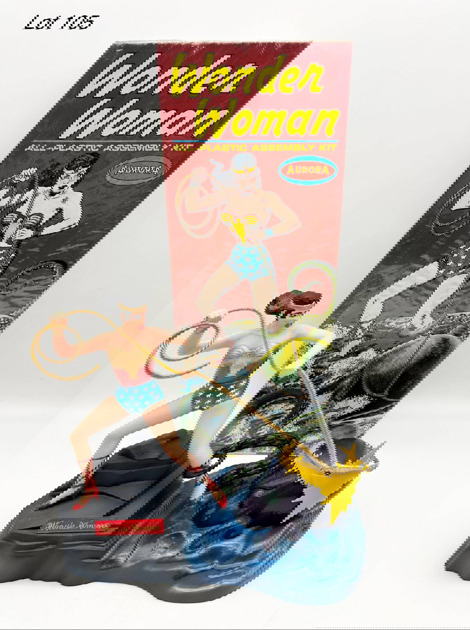 1965 Aurora Wonder Woman All-plastic Assembly Kit Lot Featuring Sealed ...