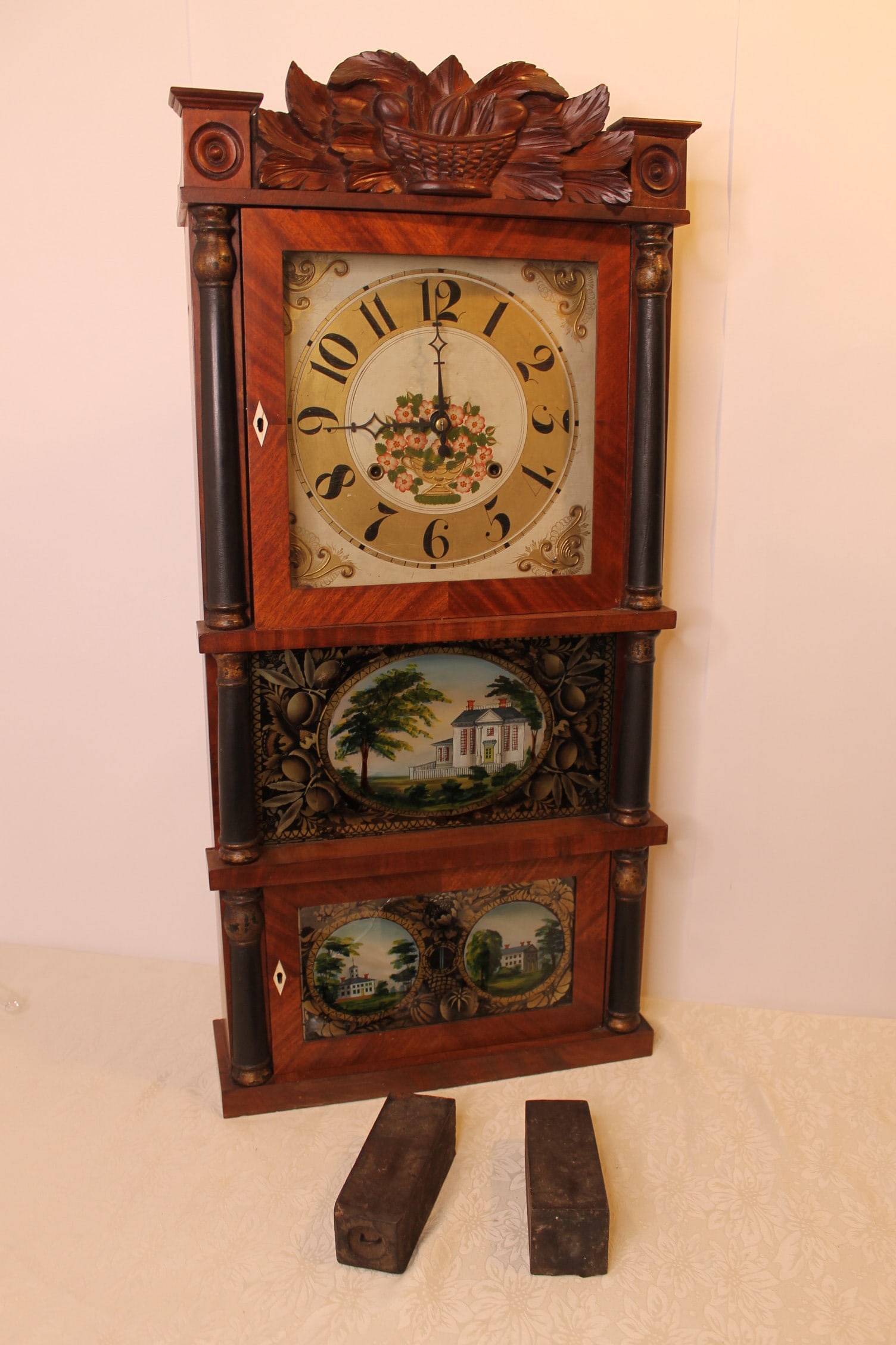 C. & L.c. Ives Tripple Decker Clock