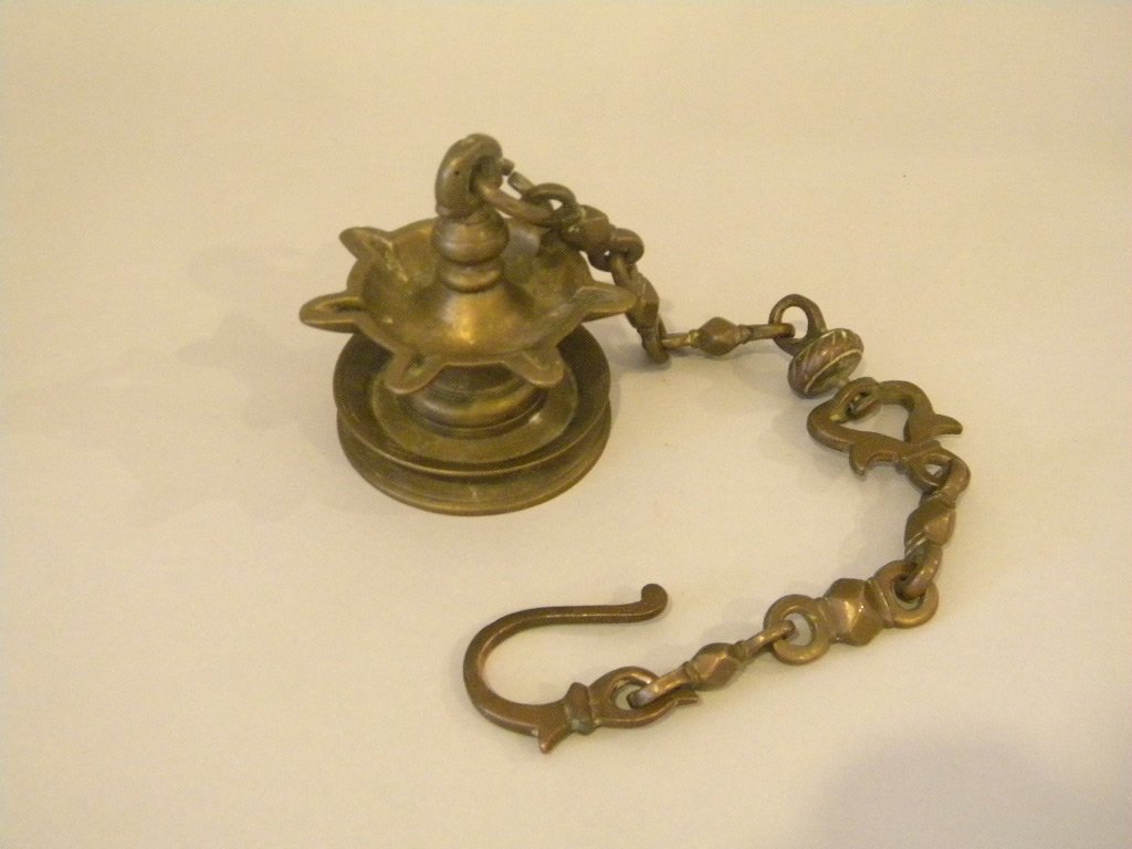 Judaic Shabbat Sabbath Hanging Oil Lamp