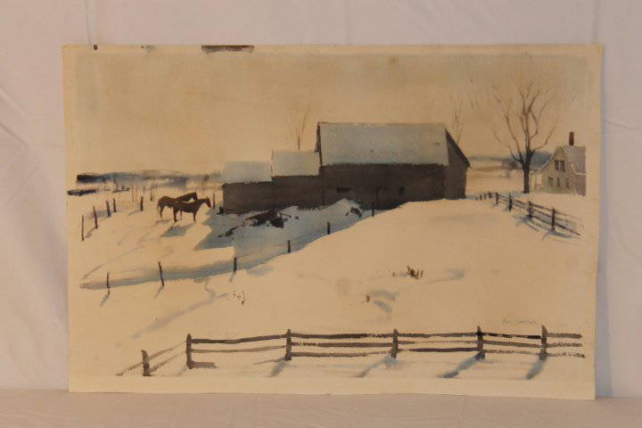 Paul Sample Watercolor