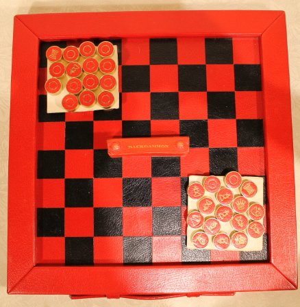 Cartier Backgammon/Chess Travel Game Set