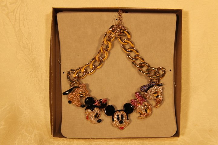 Vintage Disney Napier Mickey & Friends Necklace