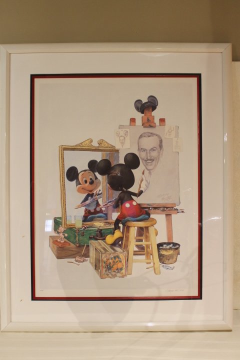 Self Portrait Mickey Mouse, Signed & Numbered