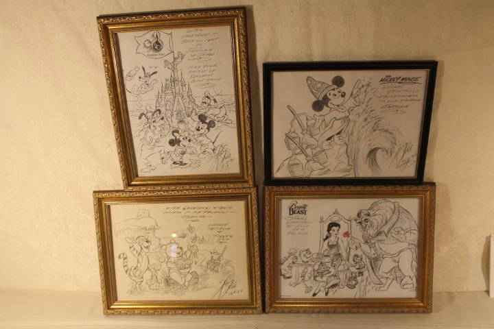 Lot of 4 Disney Sketches by Animator Harry Holt - Dec 18, 2015 | S.B ...