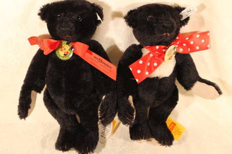 2 Steiff Bears, 1991 & 1992 Teddy Bear Convention