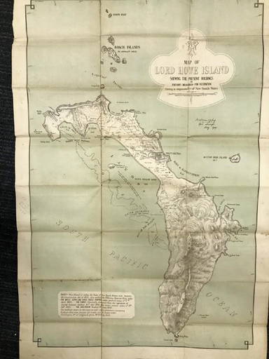 Map Of Lord Howe Island