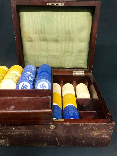 Swastika Poker Chips 1920s