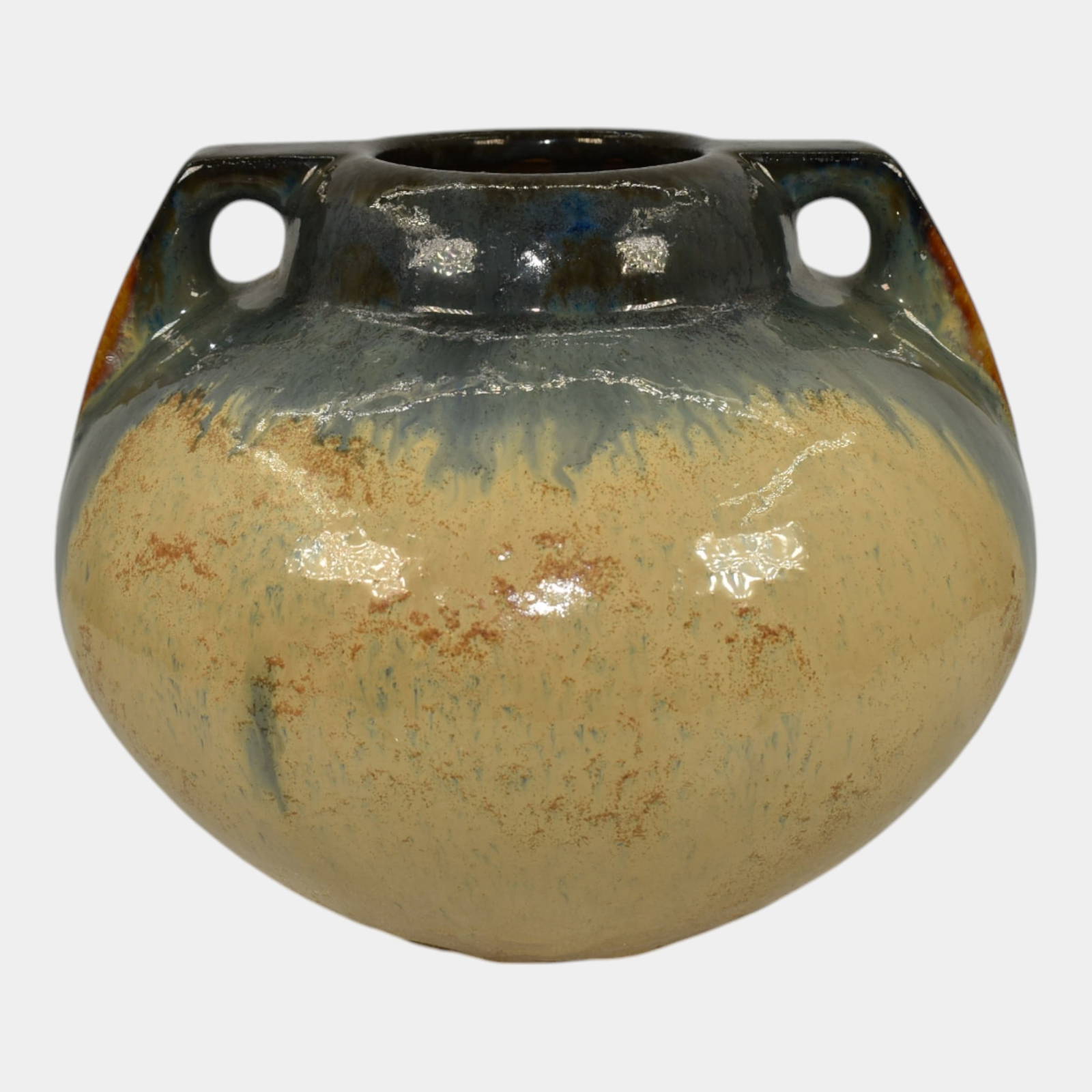 Fulper Pottery Vintage Arts And Crafts Handled Vase Shape 656 Auction