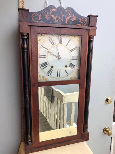 Riley Whiting Pillar And Splat Clock