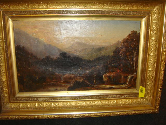 Antique Oil Painting. Original Gold Gilt Frame