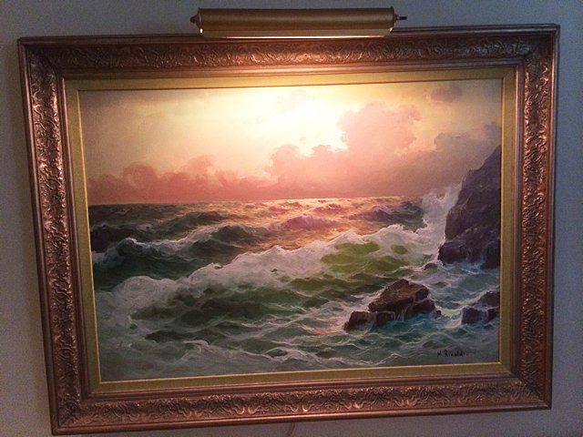 Seascape Oil Painting by M. Rinaldi