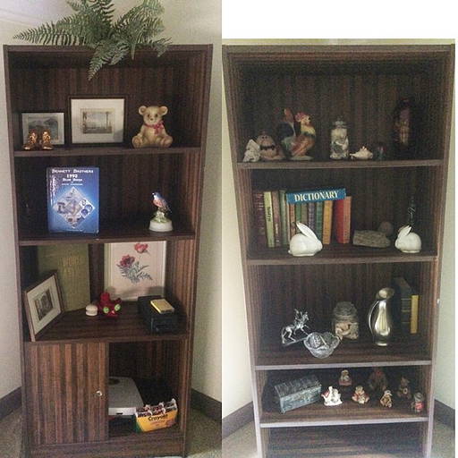 2 Book Shelf Units And Contents