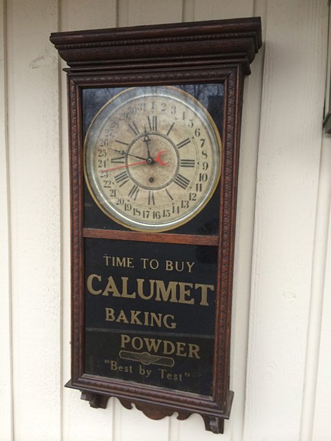 Calumet Baking Powder Clock
