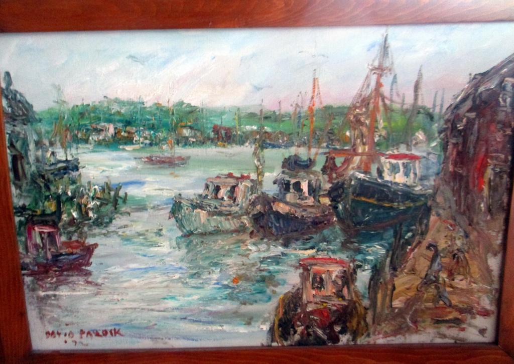 For Auction: Oil Painting on Canvas by David Pollock Gloucester (#0108 ...