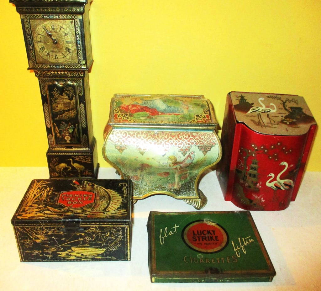 Five Antique Tin Boxes - Feb 06, 2024 | R.a. Difillipo Auctions In Ma