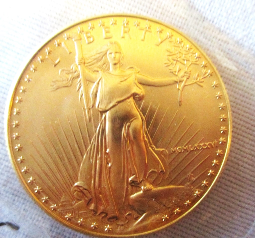 Fifty Dollar Fine Gold U.s.a. Coin Auction