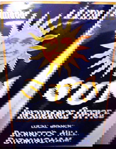 Sun Insurance Office Sign