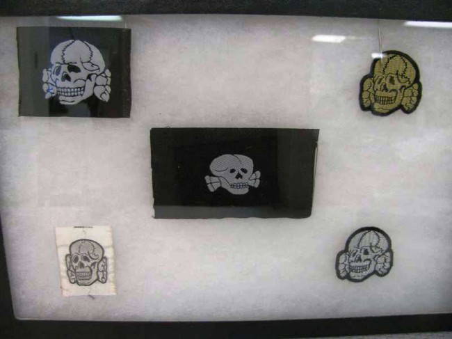 Lot Of 5 Replica Nazi Skull & Crossbones Patches