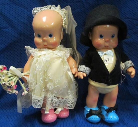 Vintage 1988 Horsman Heebee Shebee Bride & Groom 10" - Mar 19, 2016 ...