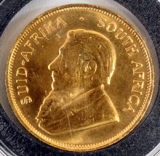 1981 South African 1/2 Kruggerand Gold Coin