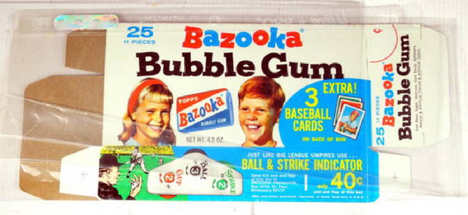 Vintage Bazooka Gum Jim Hunter