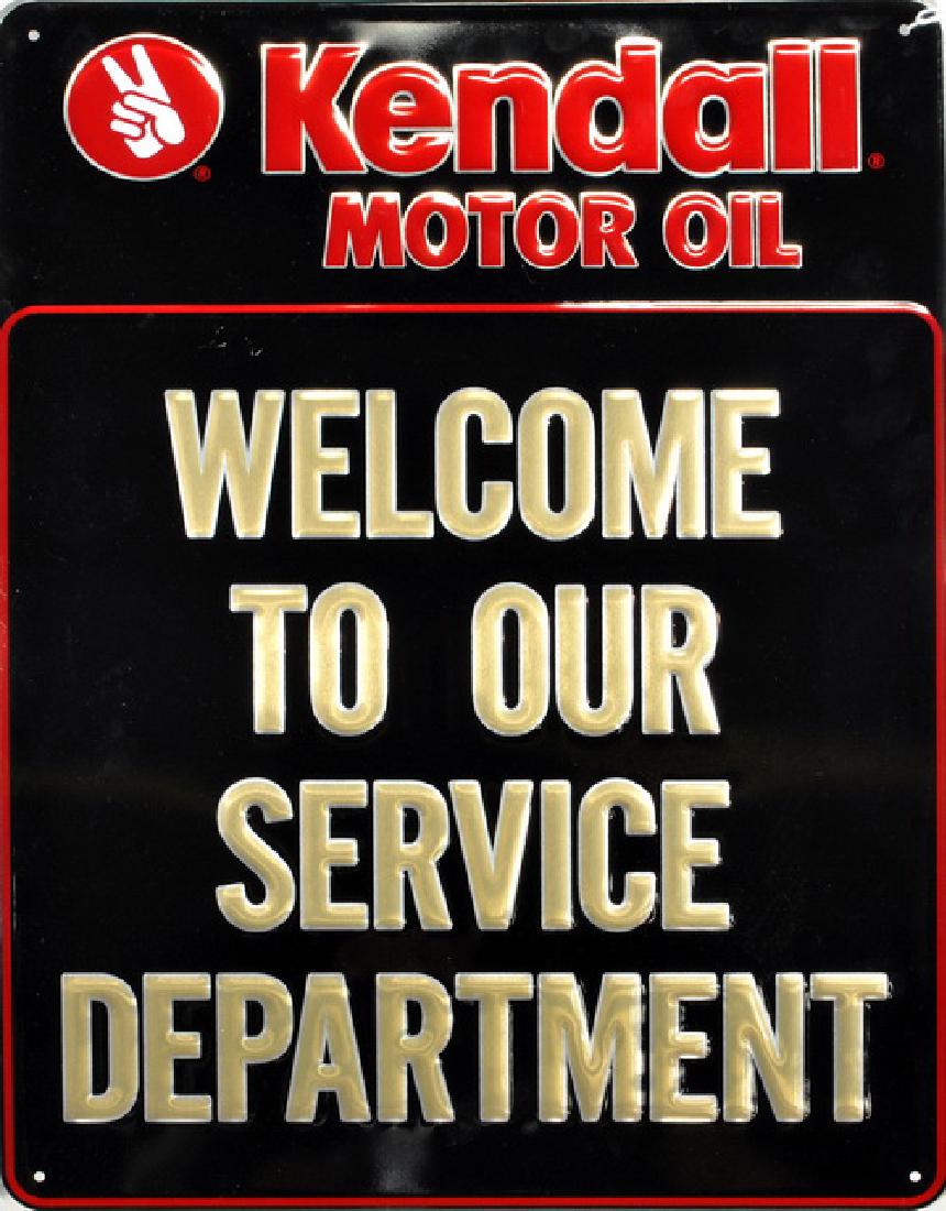 Vintage Kendall Service Station Sign