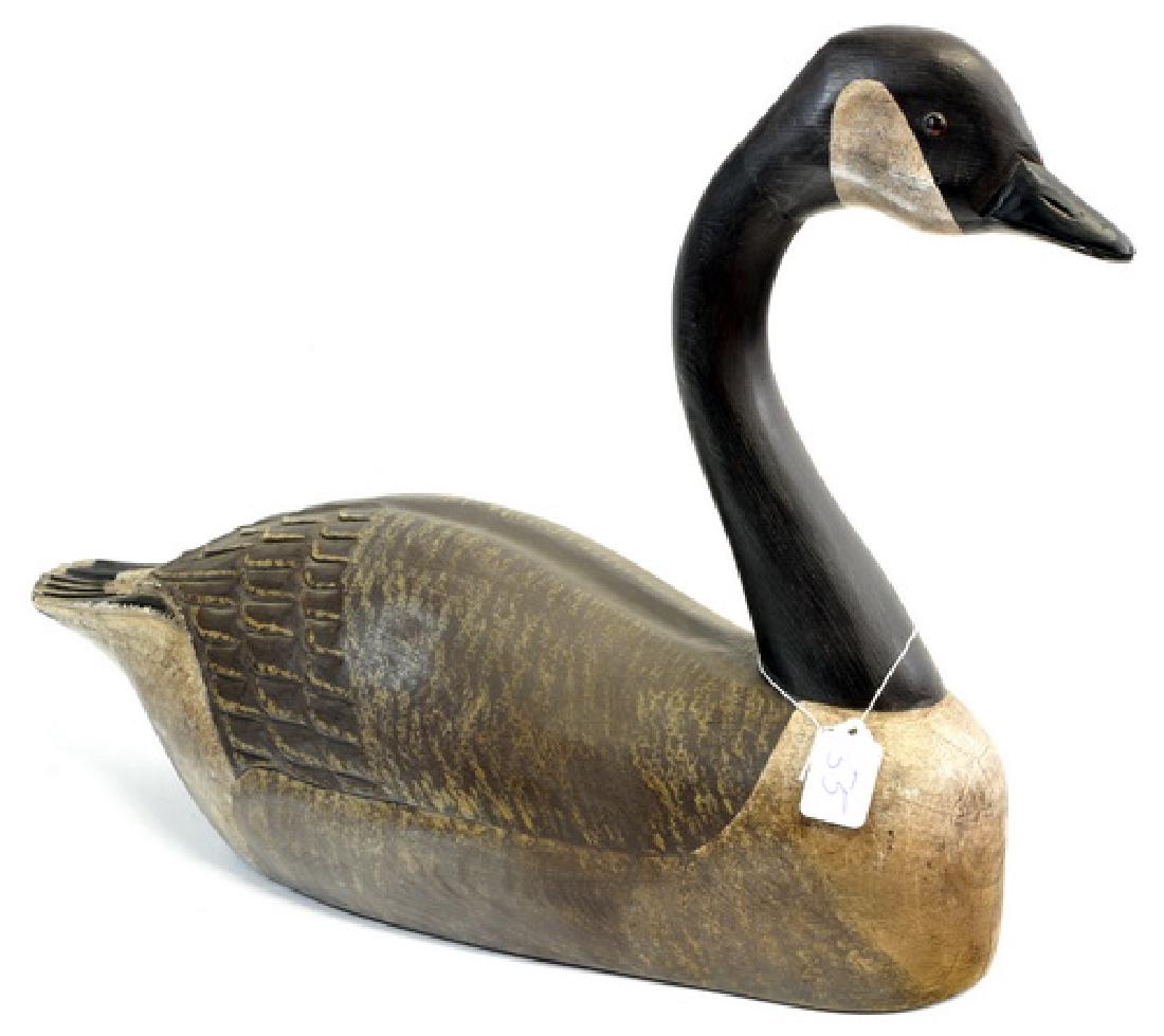 Vintage Hand Carved Canada Goose Decoy