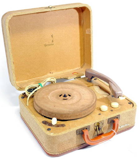 Vintage Rca Victor Portable Record Player
