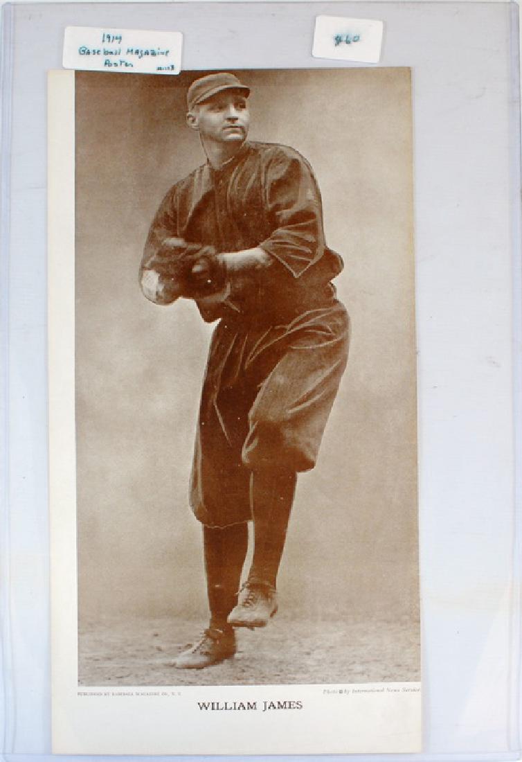 Four Baseball Magazine Posters 1913 And 1914